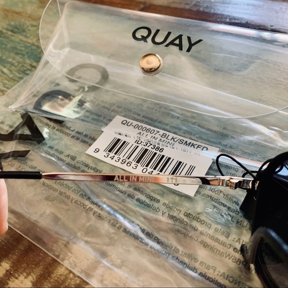 Quay Australia | Accessories | Nwt Quay All In Mini Black Gold | Poshmark
